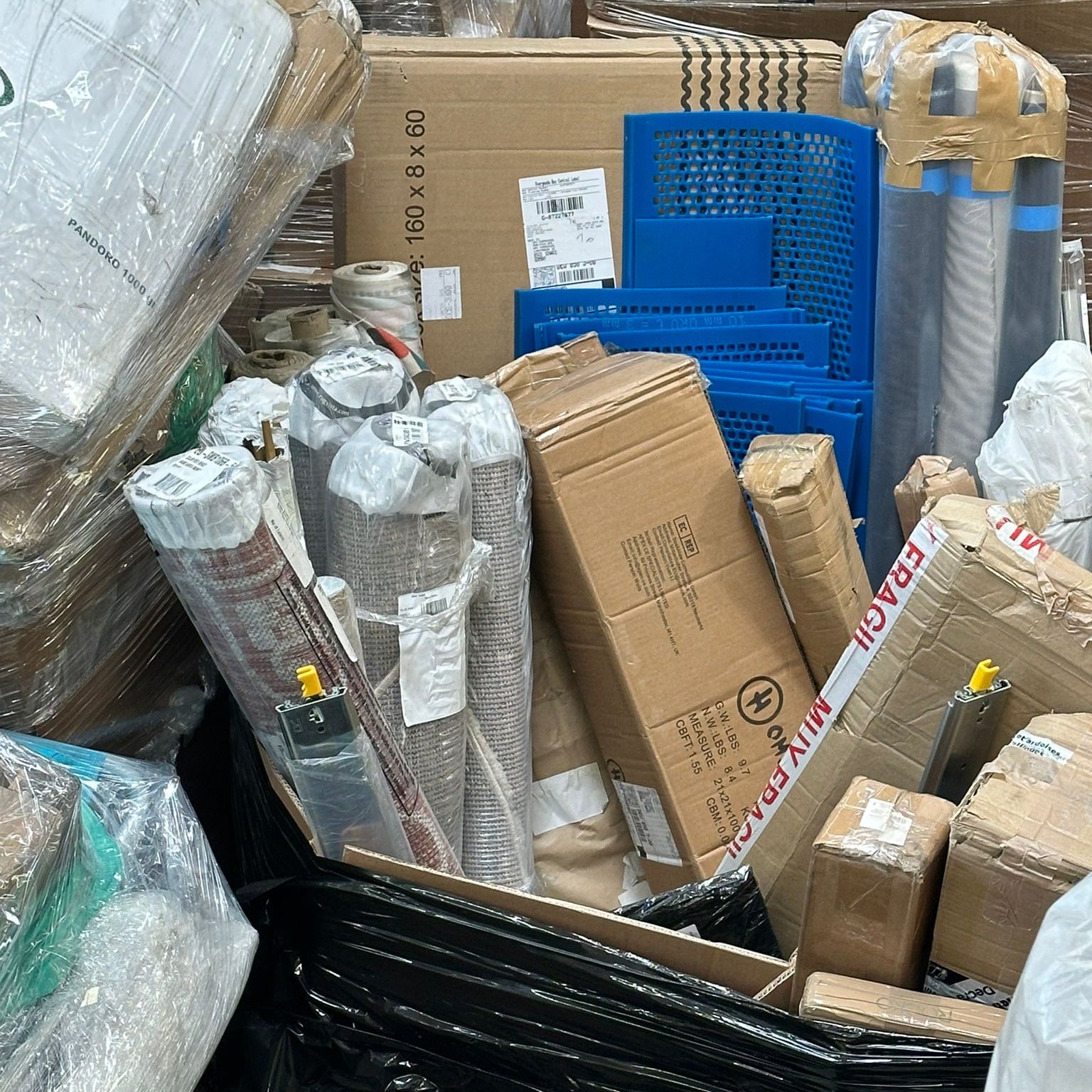 Full Truckload of Mixed Pallets with Oversized Packages – 32 Pallets ...